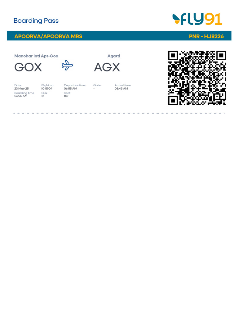 HJ8226 BoardingPass | PDF