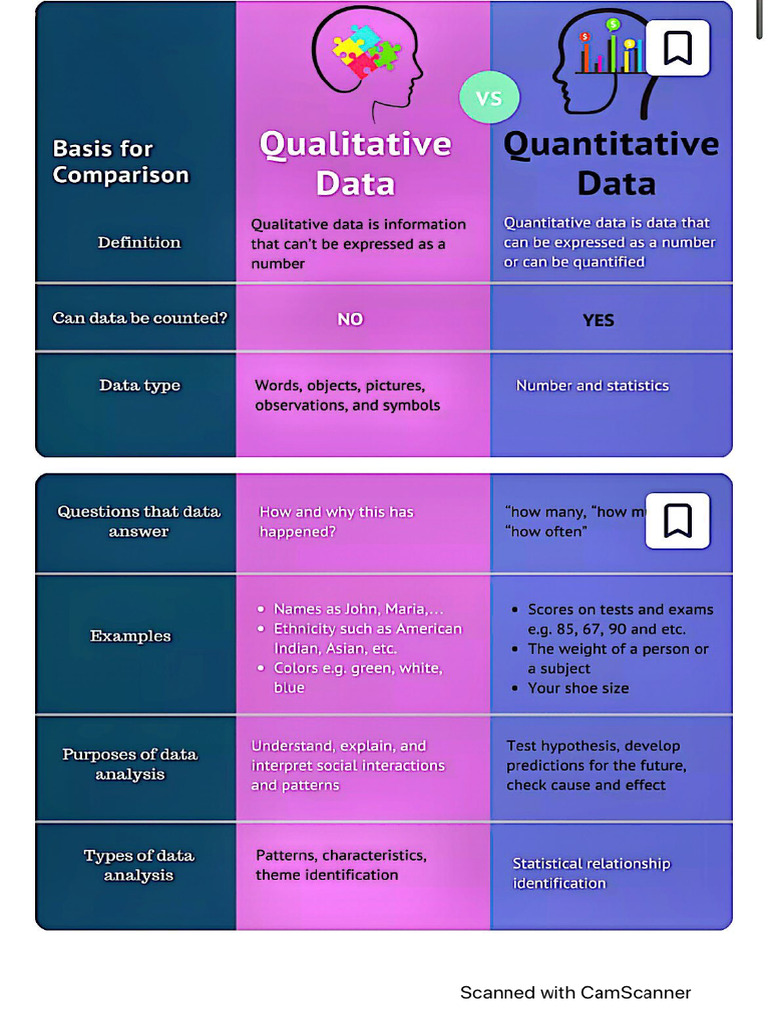 Qualitative and Quantitative | PDF