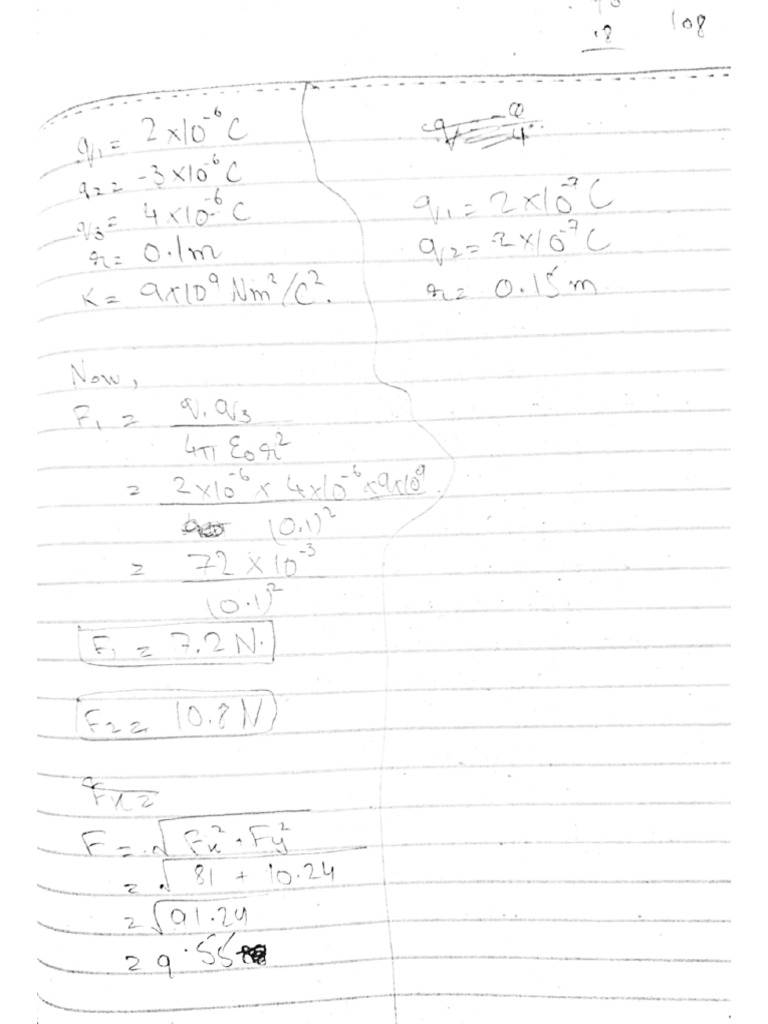Physics Numericals | PDF