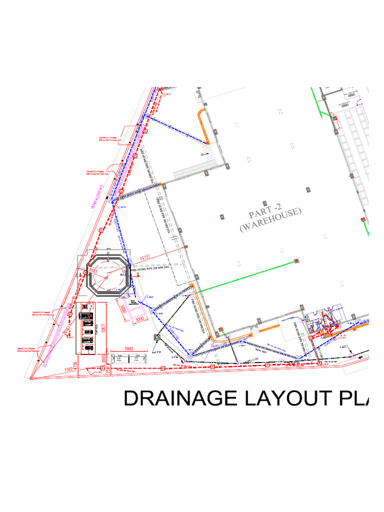 Etp, STP Pump & Above Ground Tank Location Marked | PDF
