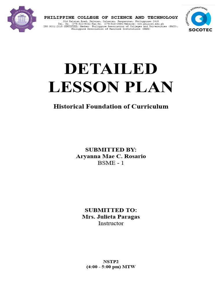 Long Coupon (Lesson Plan) | PDF | Curriculum | Cognition
