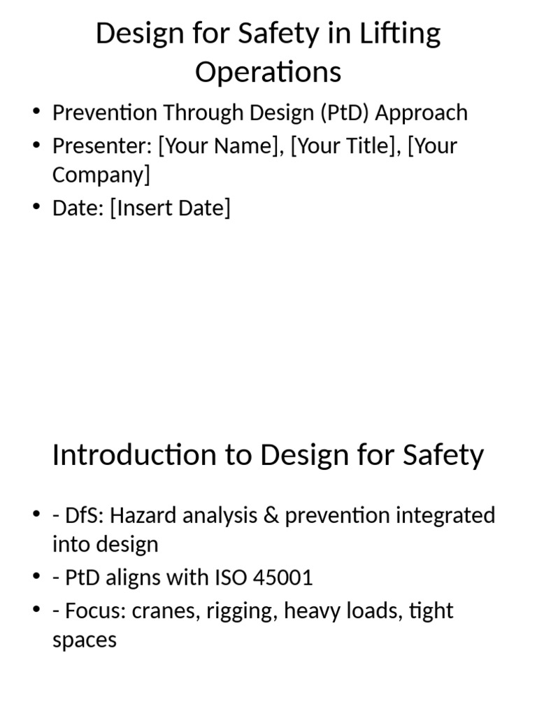 DFS Lifting Presentation | PDF