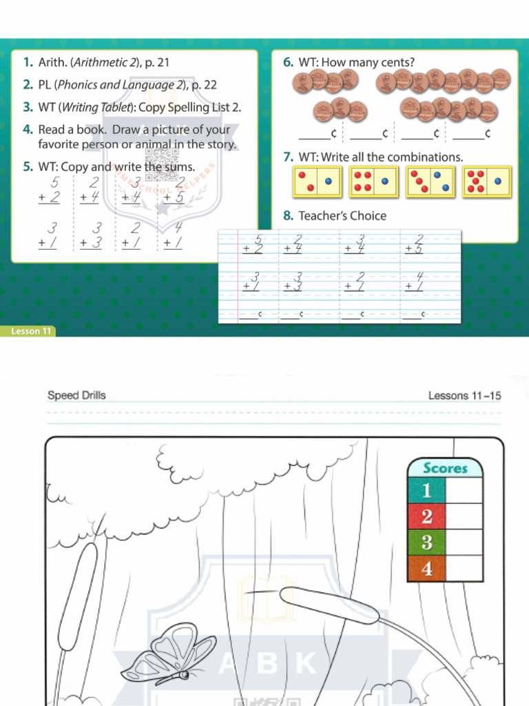 Seatwork G2. Lesson 11-15 | PDF