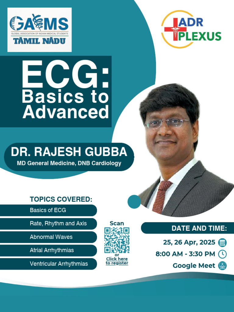 ECG Basics To Advanced | PDF