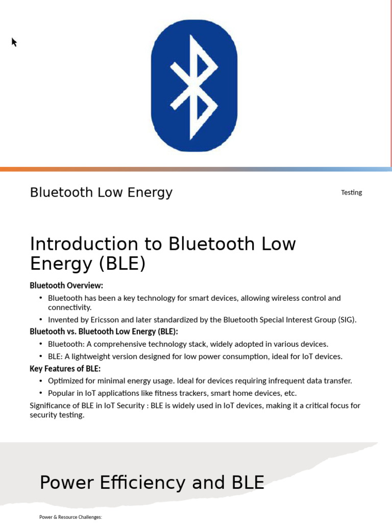 Introduction to Bluetooth Low Energy | PDF | Bluetooth | Computer ...