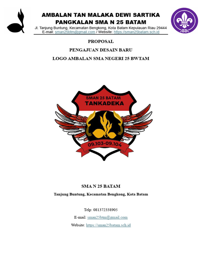 Proposal Logo Ambalan 25 | PDF