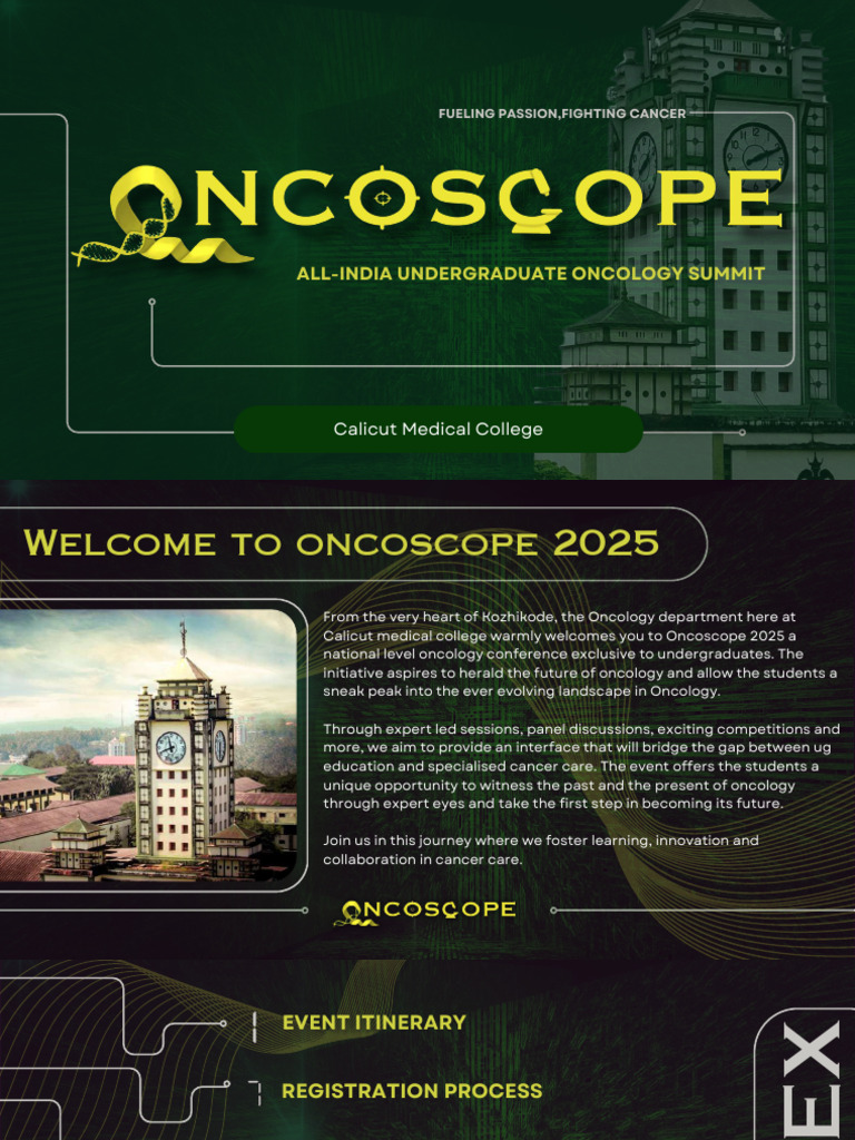 Oncoscope 2025 Official Brochure | PDF | Oncology | Gynaecology