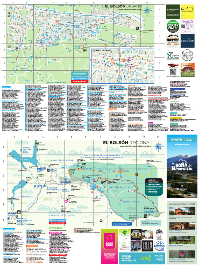 EL BOLSON Mapa URBANO REGIONAL Dic 2024 WEB | PDF