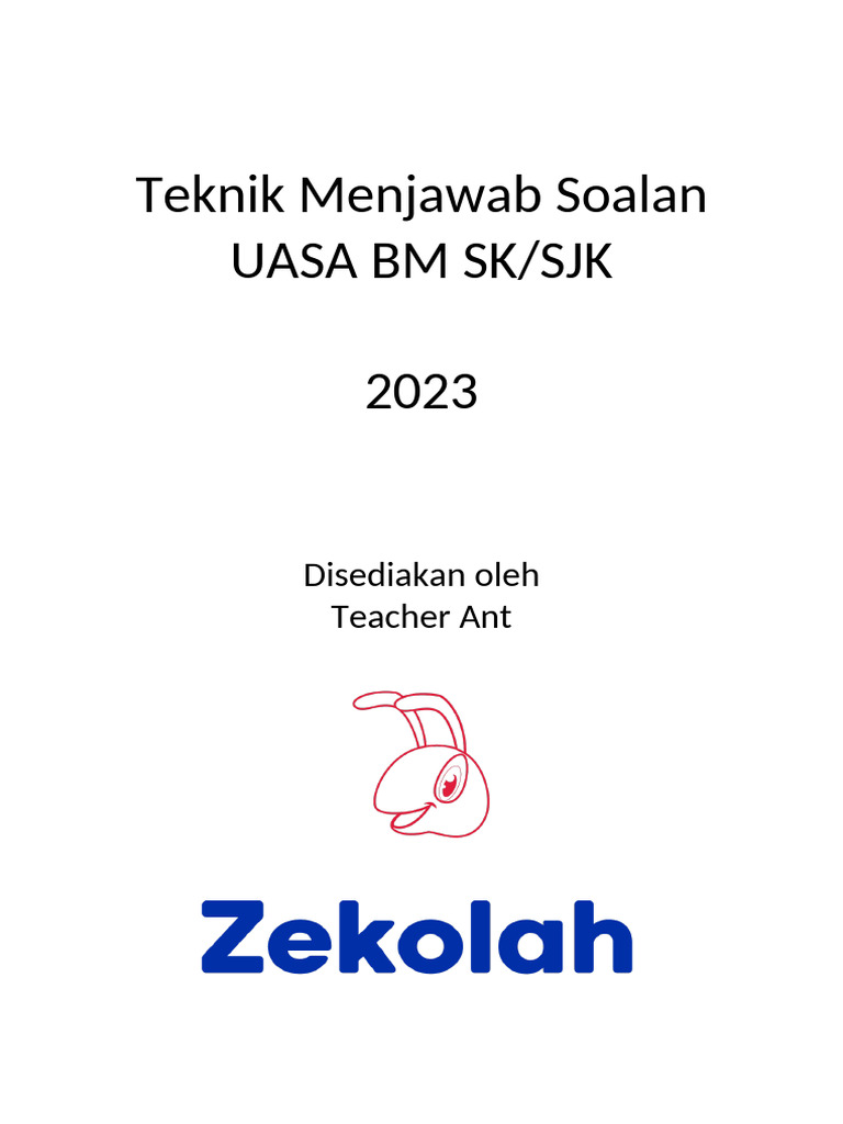 Teknik Menjawab Soalan UASA BM | PDF