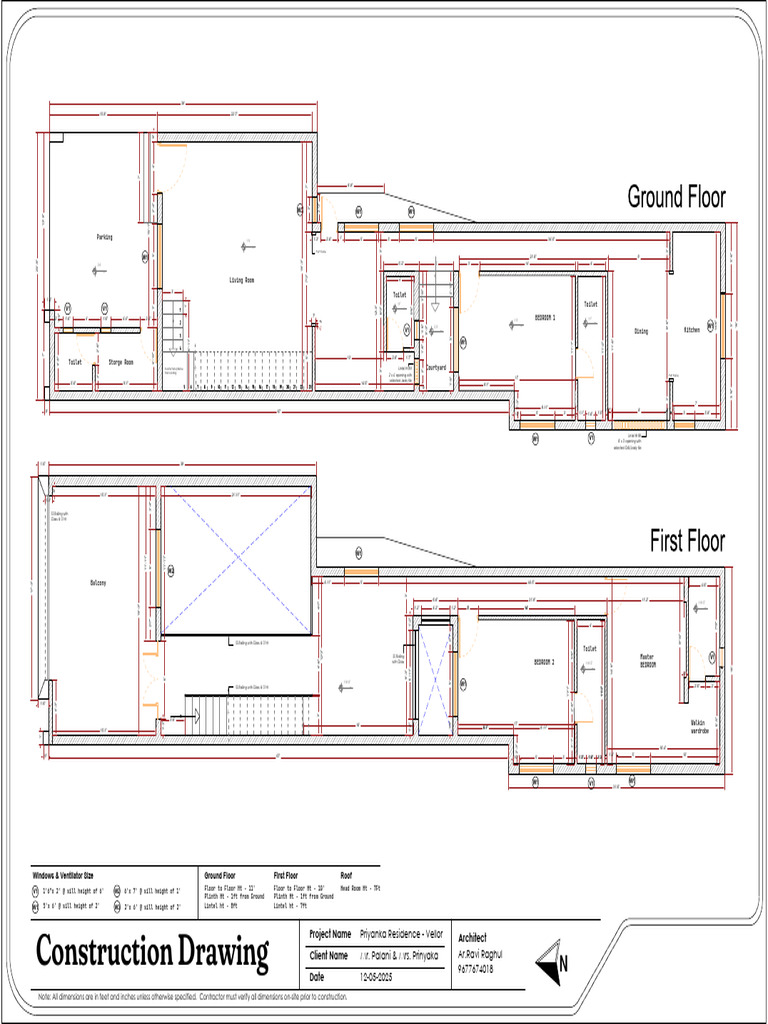 Construction Drawings - Mrs Priyanka | PDF