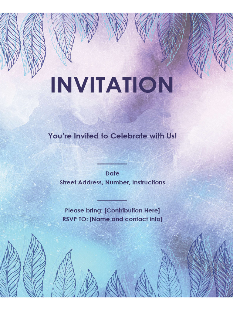 Invitation Format 2 | PDF