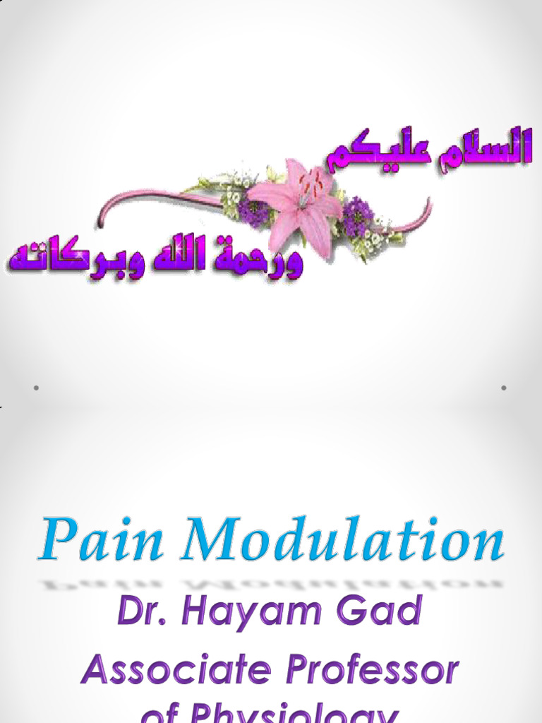 Pain Modulation, Pain Gate | PDF | Pain | Opioid