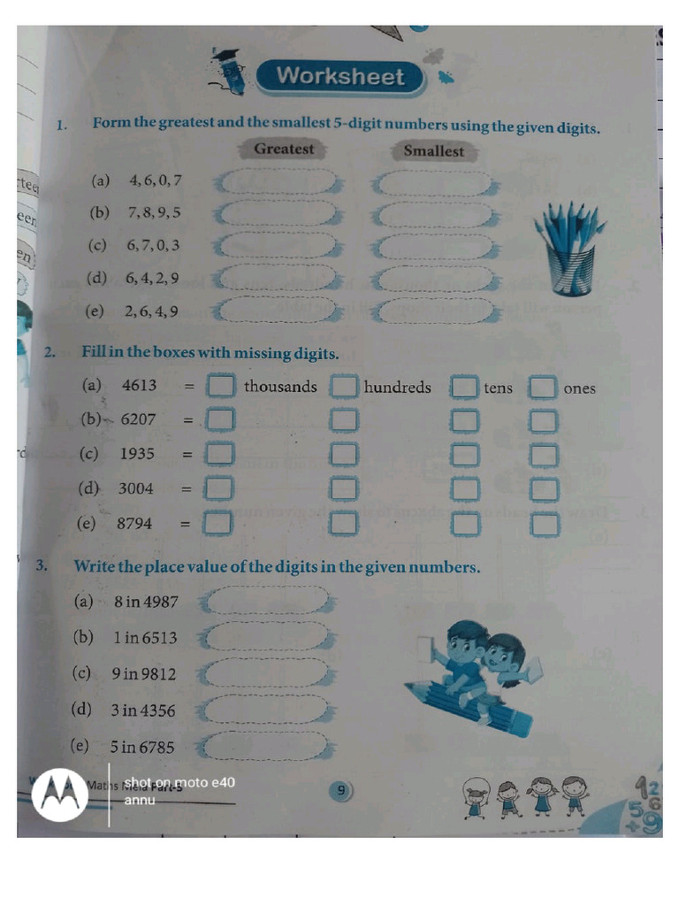 Maths Holiday Work | PDF