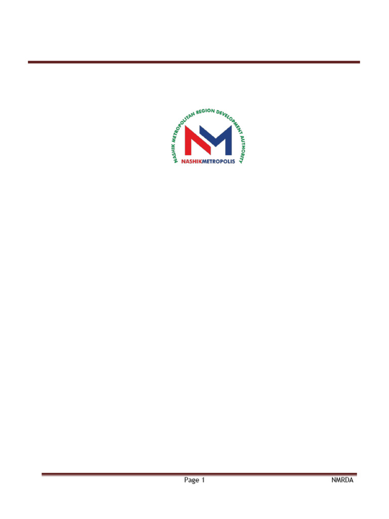 Nashik Metropolitan Region Development Authority: Page 1 Nmrda | PDF ...