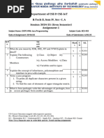 Infosys - Programming With JAVA | PDF