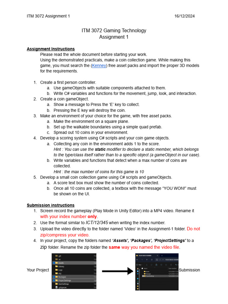 ITM 3072 Assignment 1 | PDF | Zip (File Format) | C Sharp (Programming Language)
