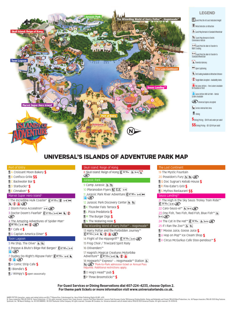 Islands of Adventure Map Uk | PDF