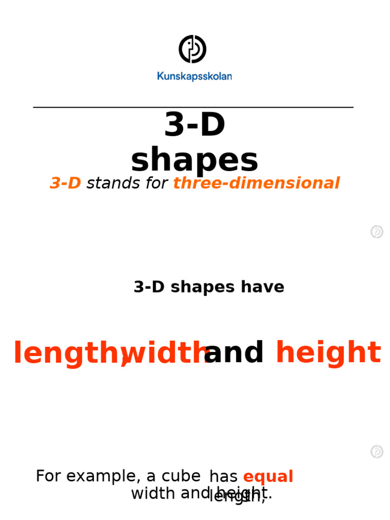 Understanding 3-D Shapes: Cube Facts | PDF