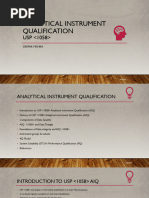 Usp 1058 Analytical Instrument Qualification | PDF | Verification And ...
