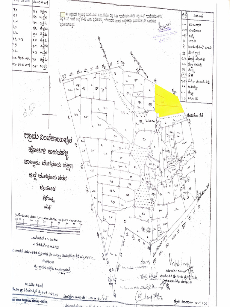 Village Map Nimbekaipura | PDF