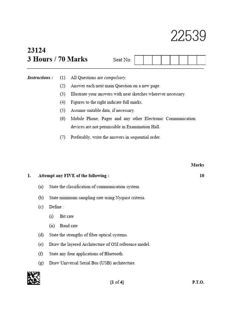 2023 Winter Question Paper (Msbte Study Resources) | PDF | Electronics ...