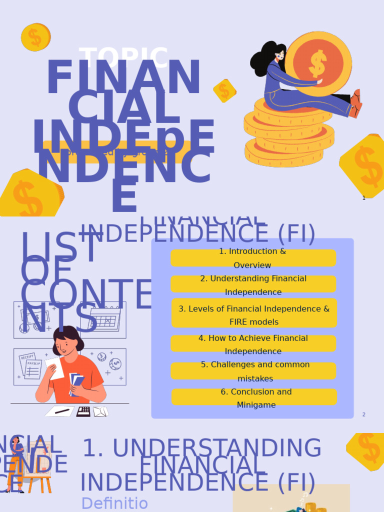 Financial Independence - Gr2 | PDF | Cost Of Living | Economies