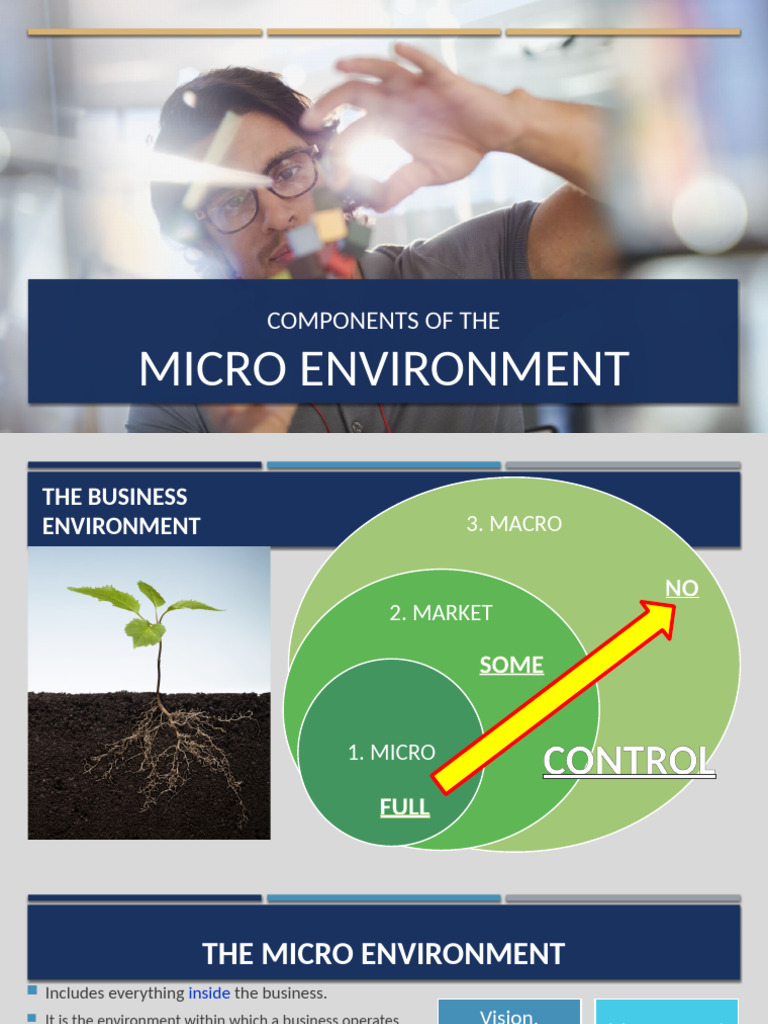 Components of The Micro Environment 1 | PDF | Organizational Structure ...