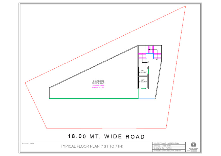 Typical Floor Plan for Showroom Layout | PDF
