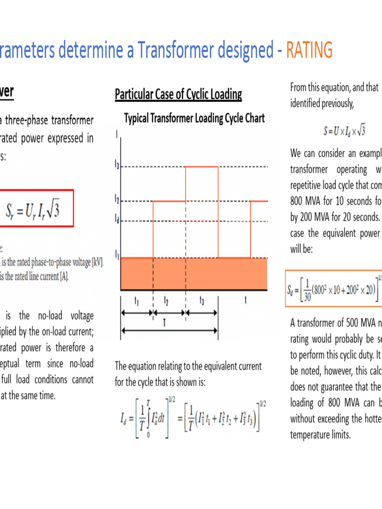 Understanding Transformer Rated Power | PDF