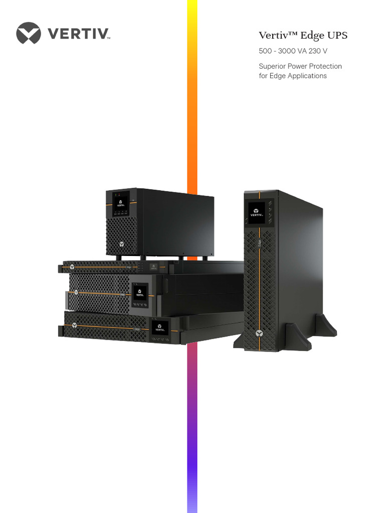 Vertiv Edge Ups BR en Asia v3 | PDF | Mains Electricity | Computer Engineering