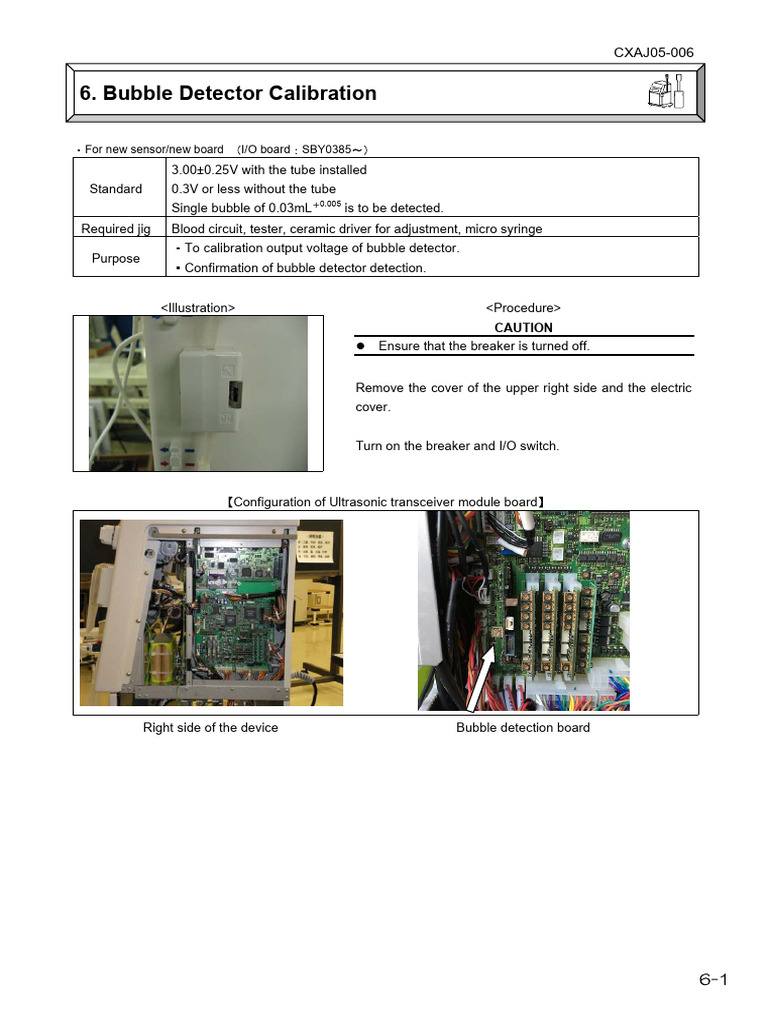 Bubble Detector Calibration Guide | PDF | Sensor | Computer Engineering