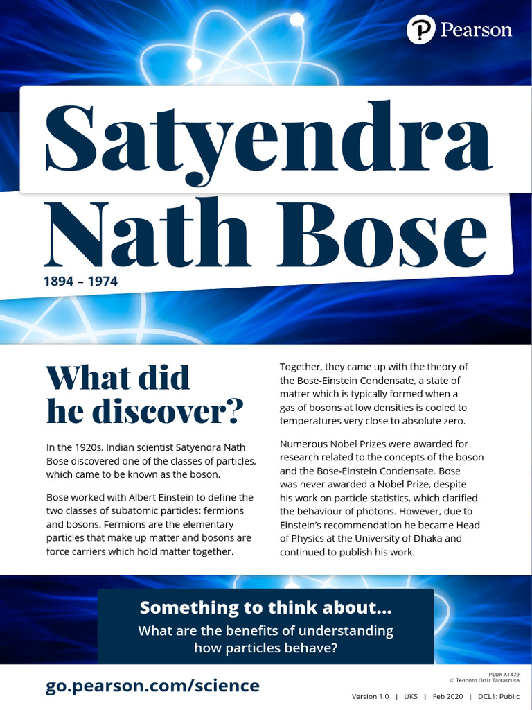 Scientist of The Month Satyendra | PDF