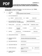 BORANG T1 - Tapisan Keutuhan SPRM | PDF