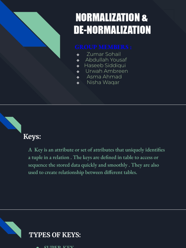 Denormalization&Normalization-1 | PDF | Data Management | Information Retrieval