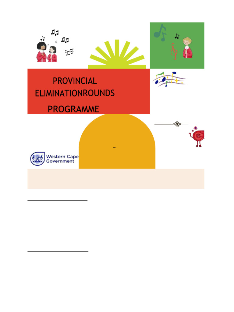 Sasce 2025 Running Order Programme-Provincial Elimination Round - Final ...