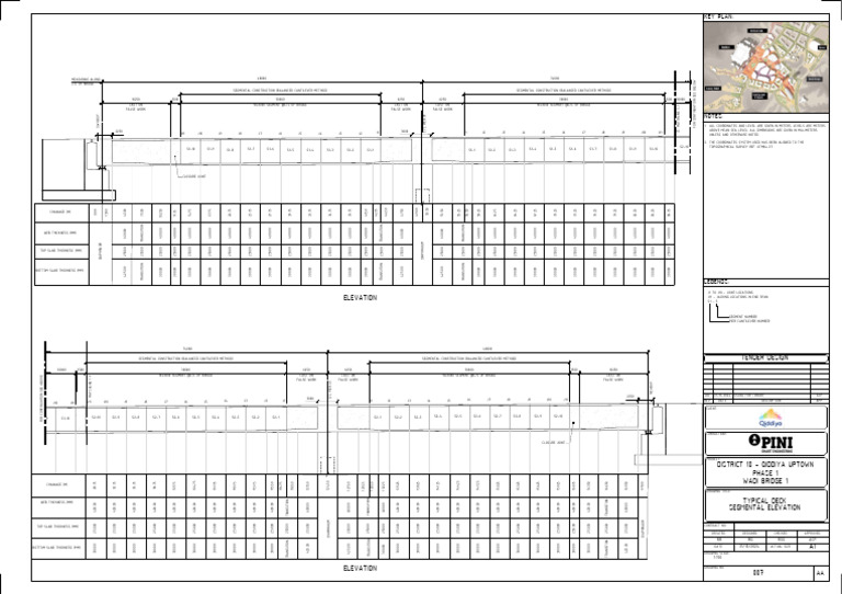 007 - Typical Deck Segmental Elevation | PDF | Road