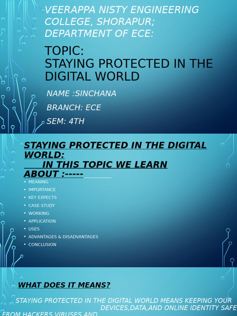 Importance of Digital Safety Measures | PDF | Security | Computer Security