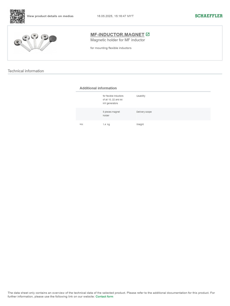 Mf-Inductor Magnet | PDF