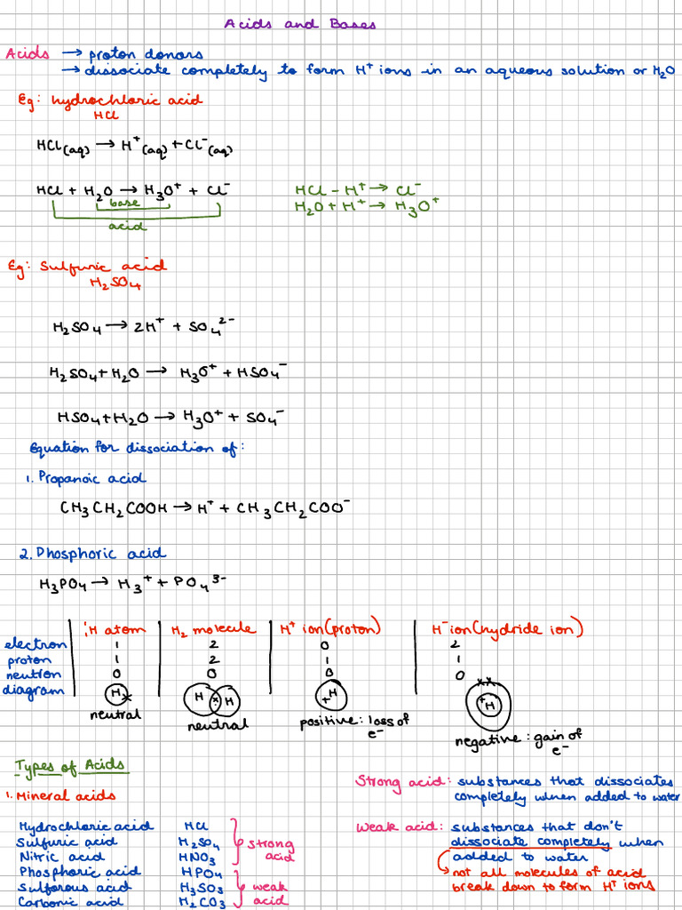 Acids and Bases | PDF