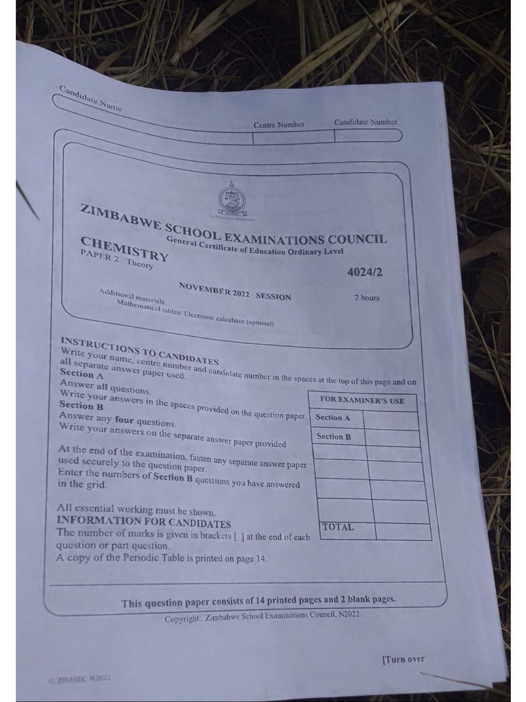 Chemistry_2022_paper_2_(1) | PDF