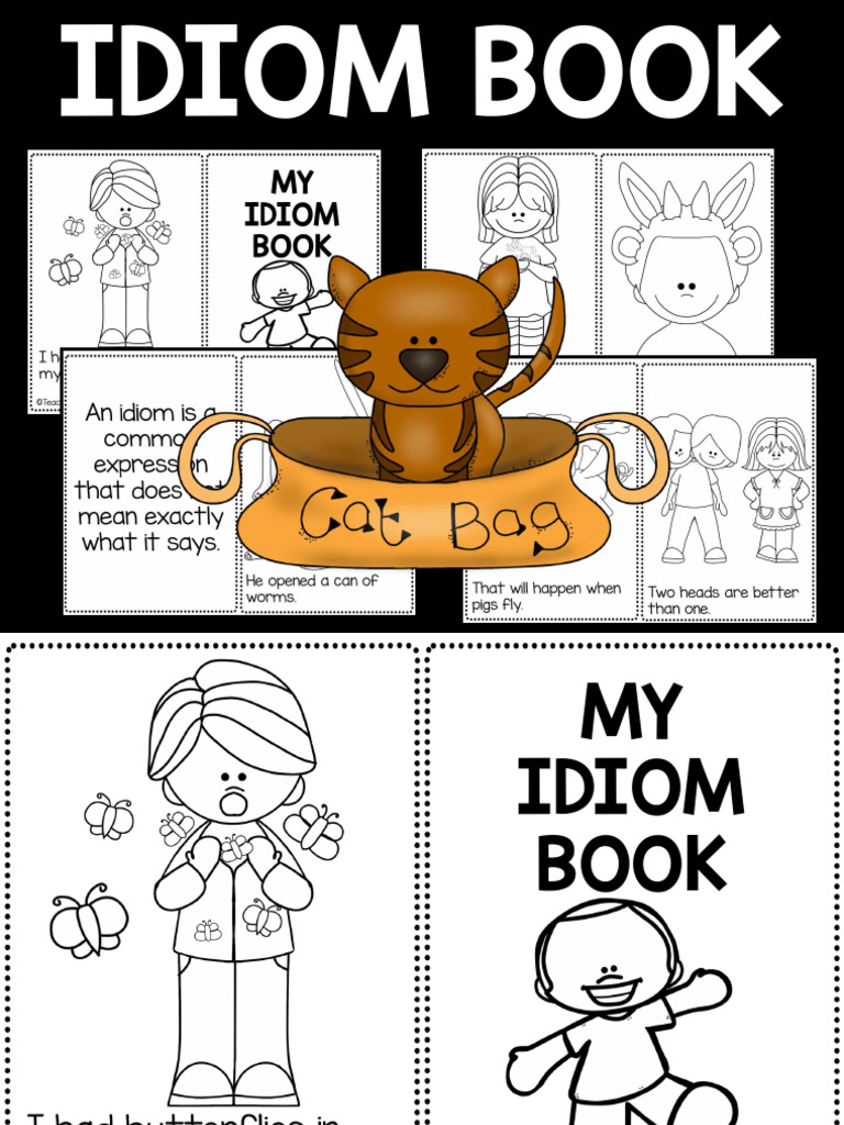 IdiomColoringBook30ExamplesofFigurativeLanguage 1 | PDF