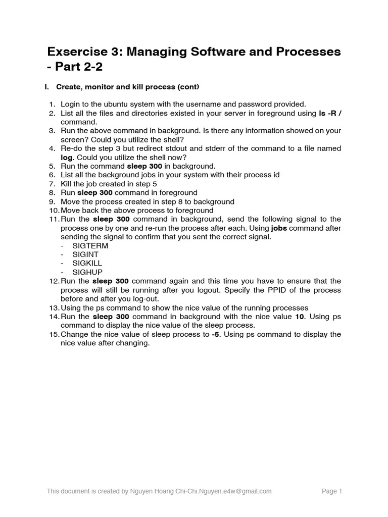 Lesson 3 - Managing Software and Processes - Part 2-2 | PDF | Computer Architecture | System ...