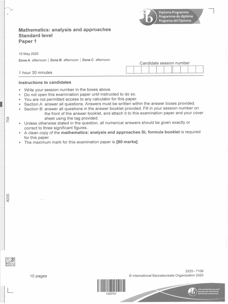 AASL P1 Zone A | PDF
