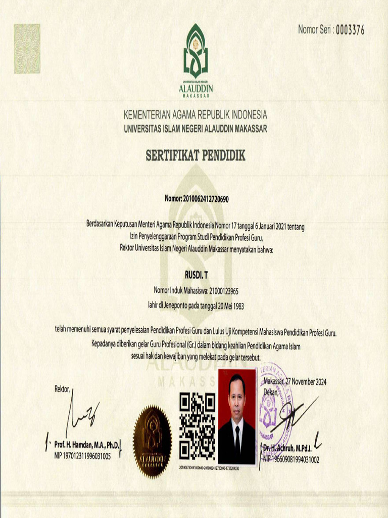 Rusdi Sertifikat Compressed | PDF