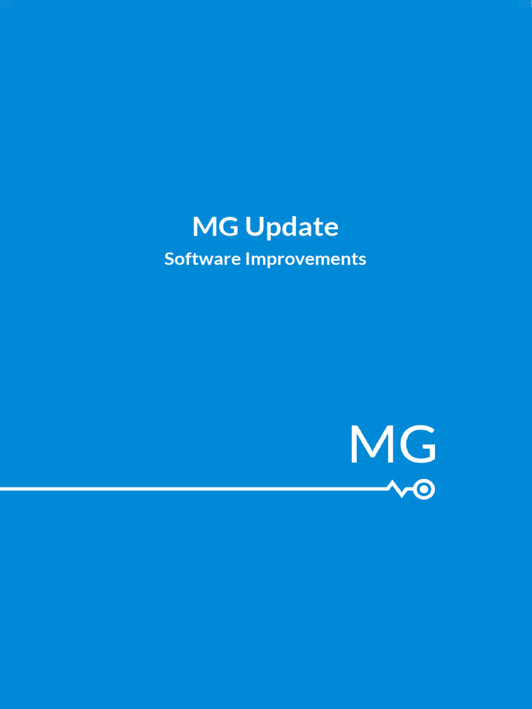 Mg 4 Software Update