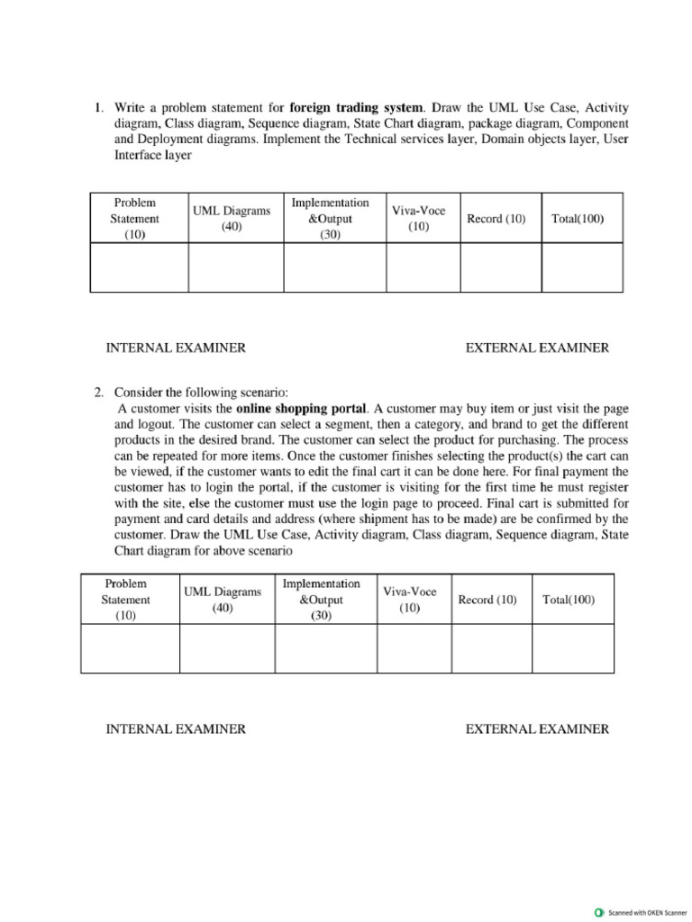 Oose Lab Split Up QN 2025 | PDF