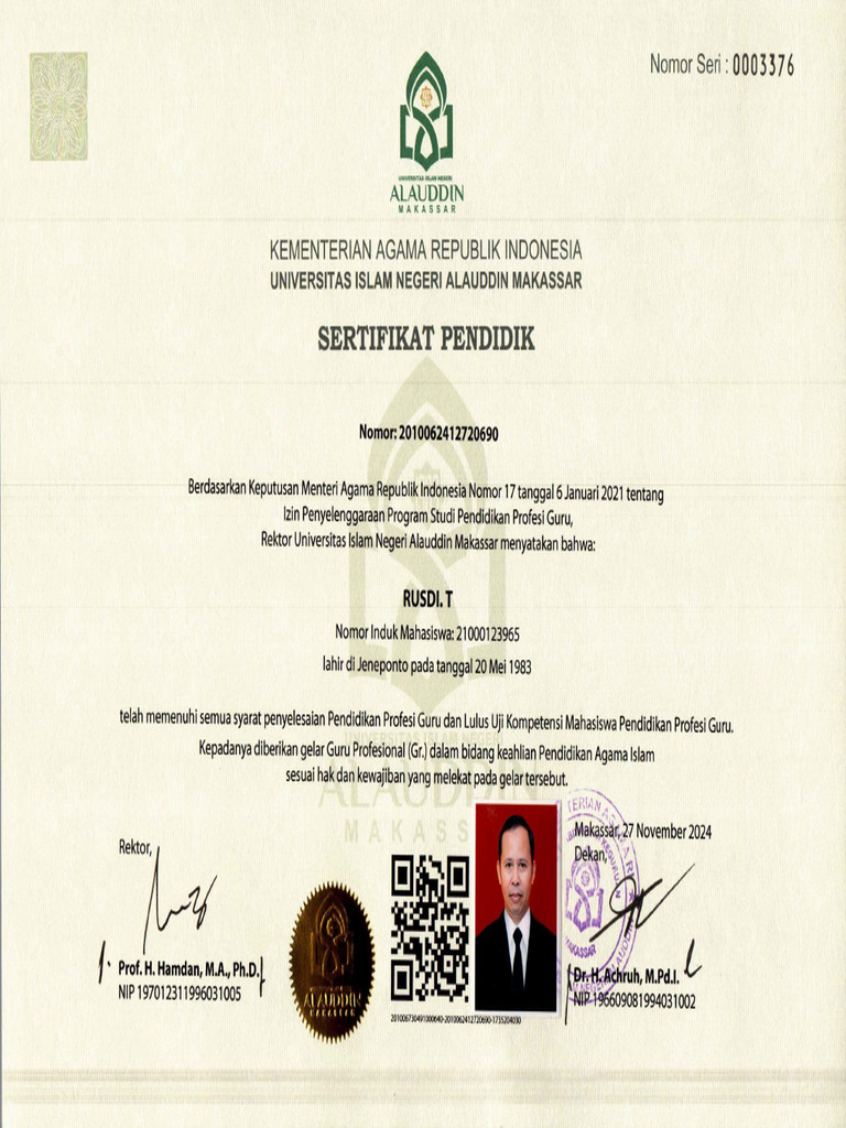 Rusdi Sertifikat | PDF