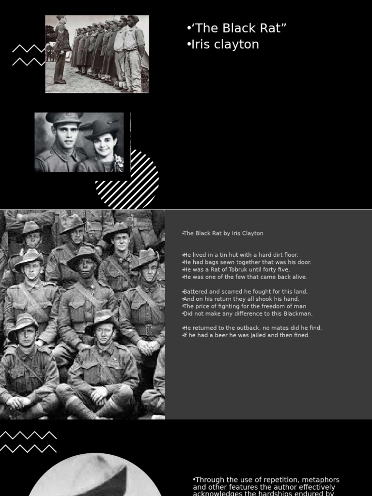 Analysis of "The Black Rat" Poem | PDF