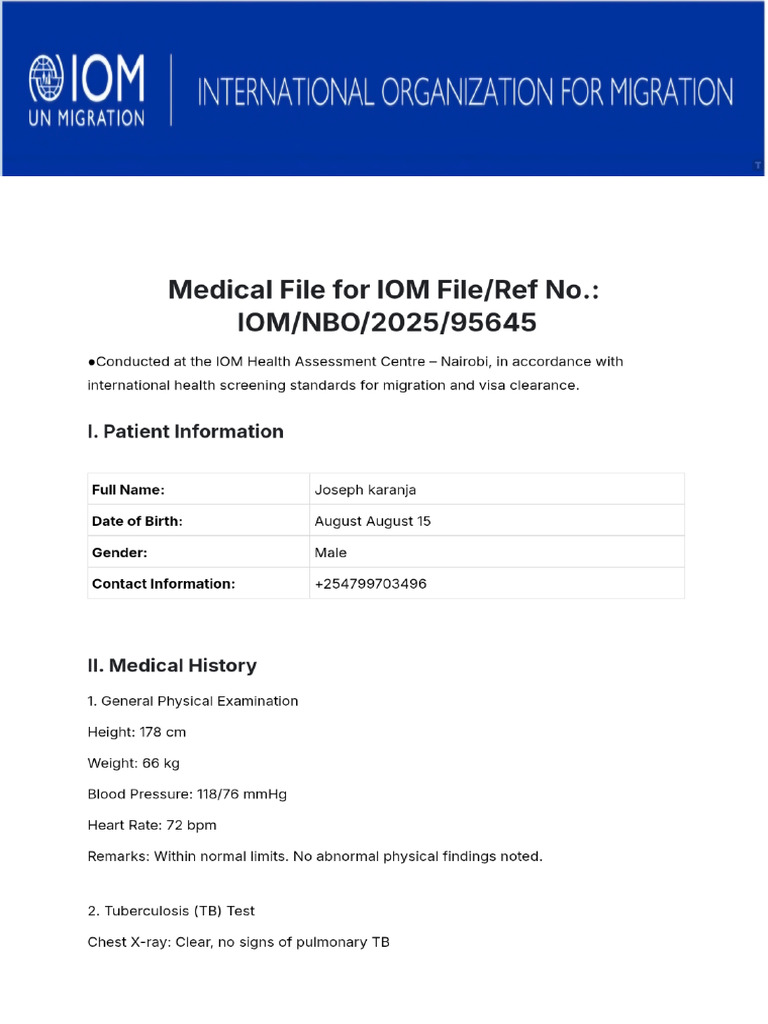 Medical Result | PDF
