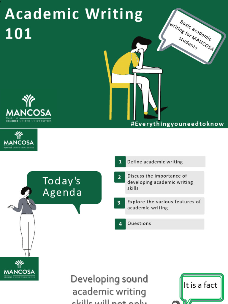 Academic Writing and Referencing 101 | PDF | Thesis | Digital Object ...